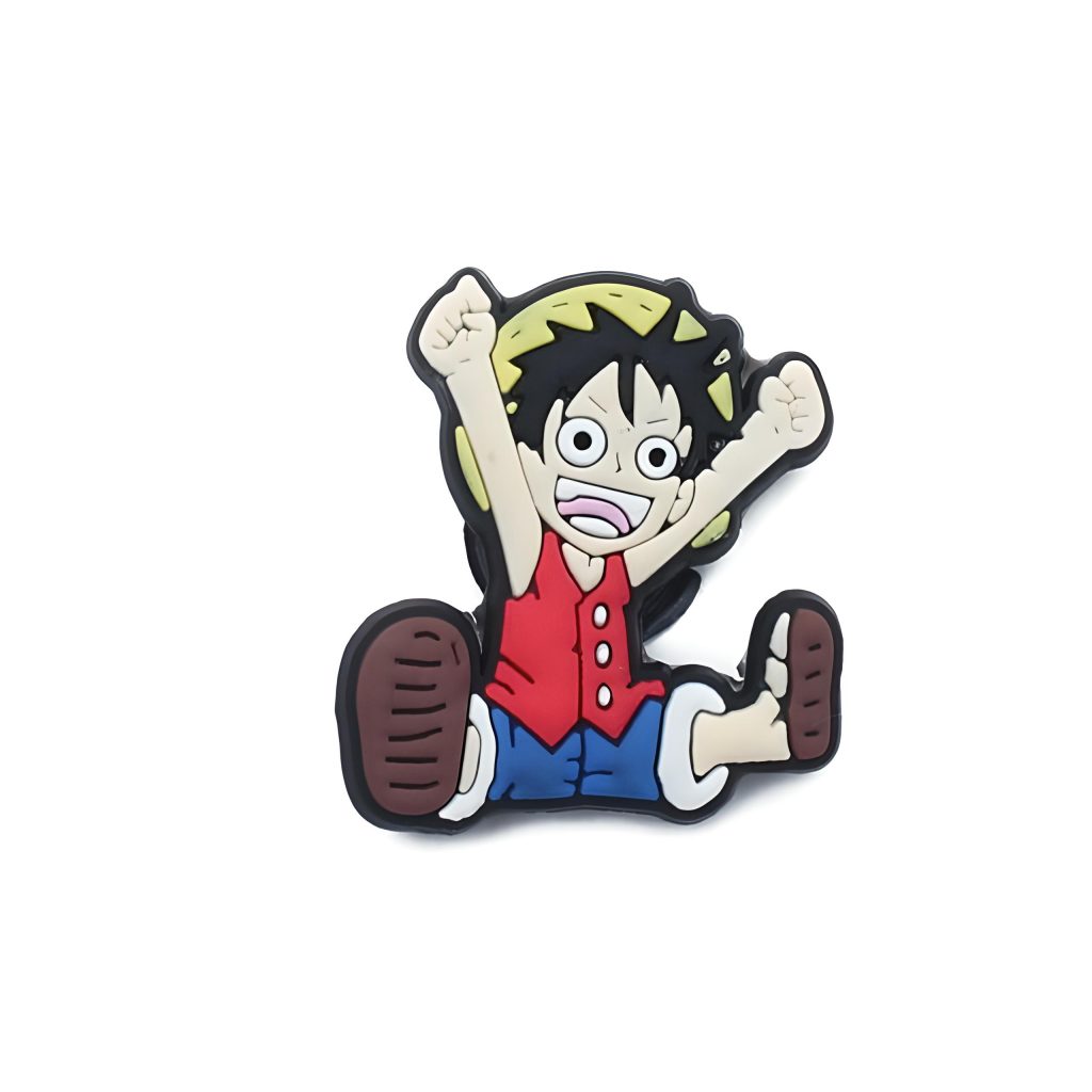 One Piece Crocs Charms – Luffy Jumping PVC Crocs Charm | Crocs Charm
